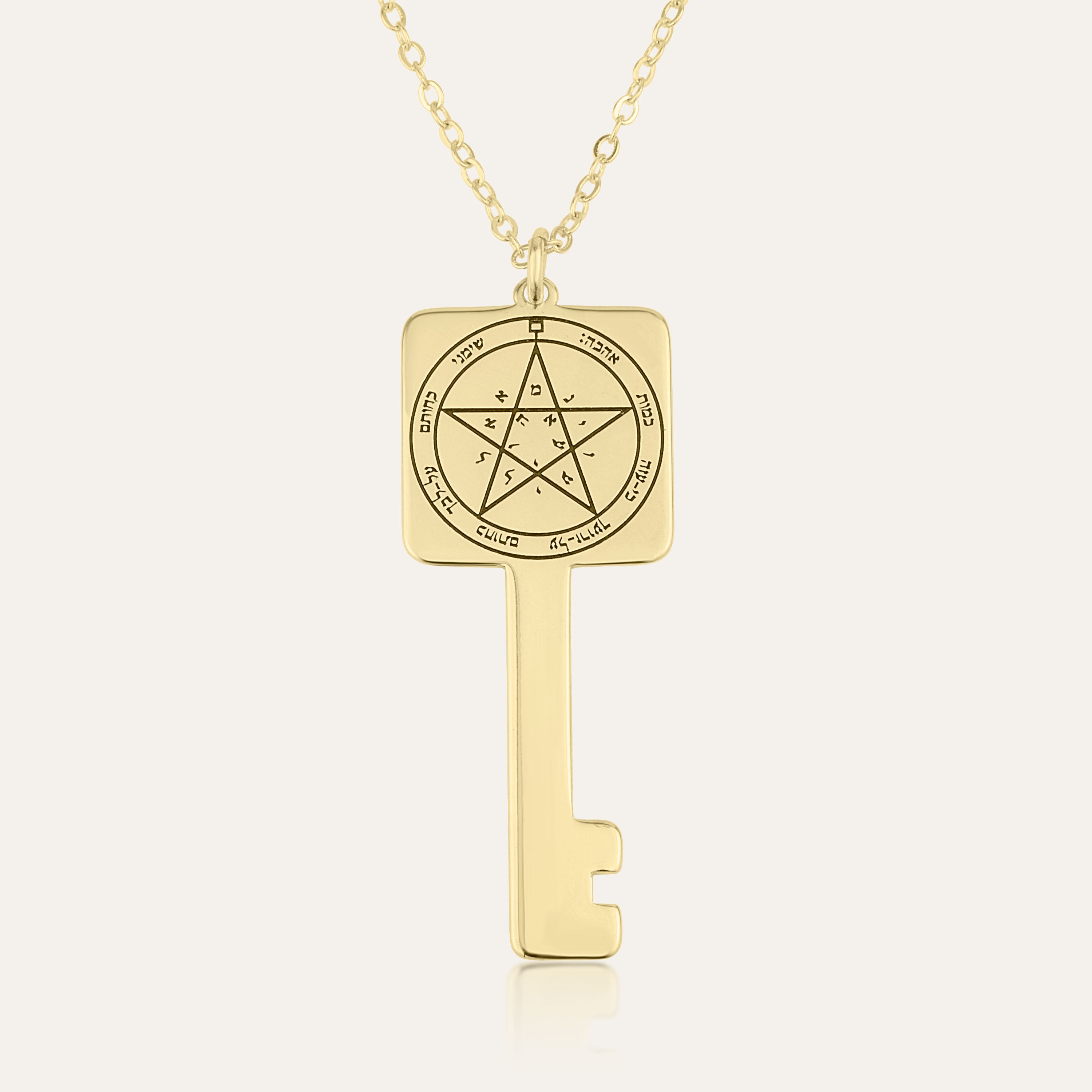 Seal of Solomon Necklace - Key Edition – Jewish Script